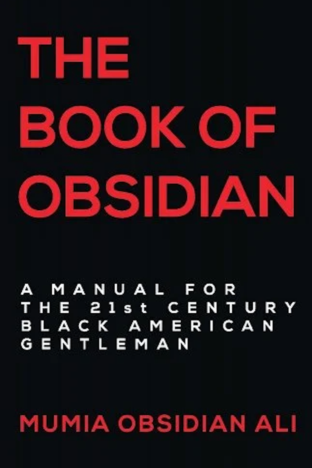 THE BOOK OF OBSIDIAN: A Manual for the 21st Century Black American Gen ...